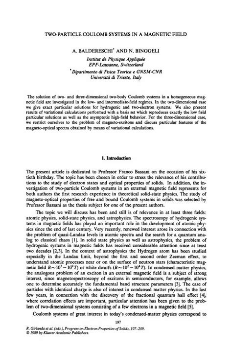 Pdf Physics And Chemistry Of Materials With Low Dimensional