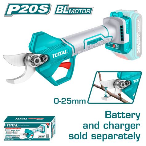 Акумулаторна безчеткова градинска ножица Total Industrial 20v без батерия ⊶ онлайн на Хит Цена