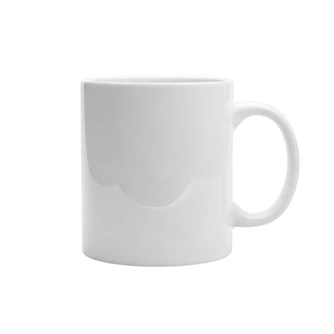 Simple White Ceramic Mug Premium Psd