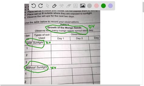 Solved 1what Happened To The Mongo Seeds After Leaving Them Undisturbed For 1 Minute 2can