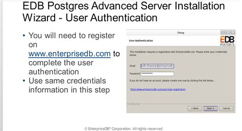 module 3 edb postgres advanced server installation postgres
