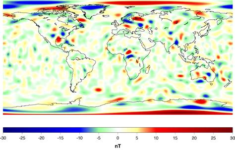 Earths Surface Magnetism
