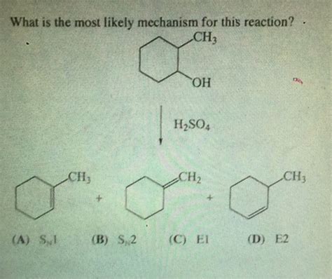 Solved What is the most likely mechanism for this reaction? | Chegg.com