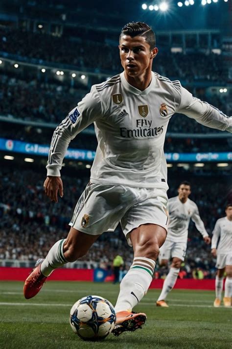 Dynamic Cristiano Ronaldo Soccer Wallpaper ⚽️ Stunning Hd Action Shot