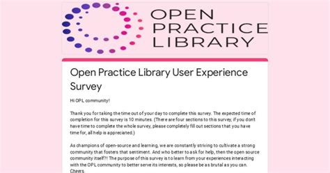 Hi Opl Community Open Practice Library