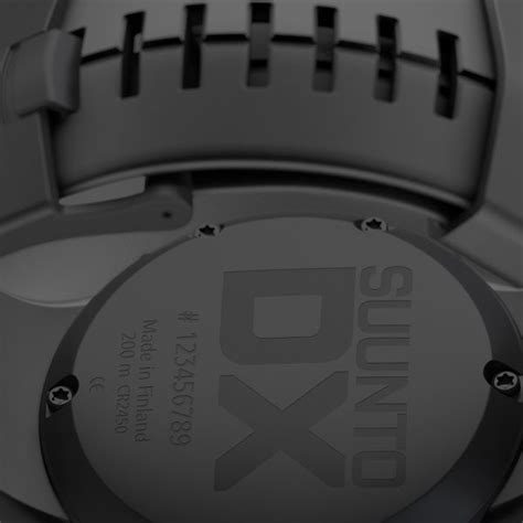Suunto Dx Dive Computer With Elastomer Strap Aqualogistics