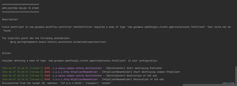 记录一次springcloud集成open Feigin报错处理openfegin启动报错unable To Make Field