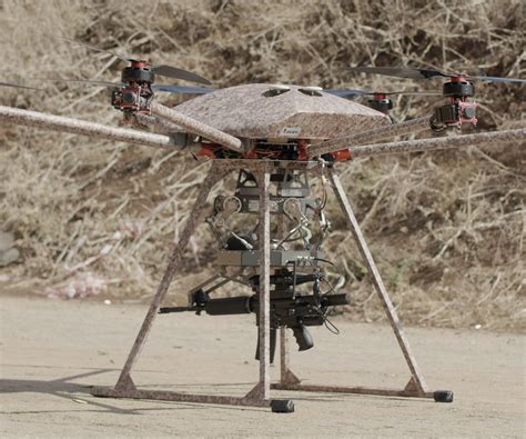 Quadcopter With Sniper Rifle Or Grenade Launcher