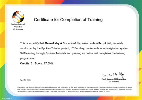 Javascript Webdevelopment Spokentutorial Iitbombay Programm