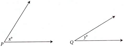 Solved Note Figures Not Drawn To Scale For Acute Angles P And Q