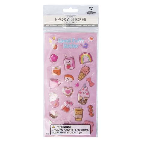 Five Below Kawaii Puffy Stickers Blue 1 Each Delivery Or Pickup