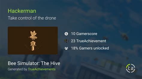 Hackerman Achievement In Bee Simulator The Hive