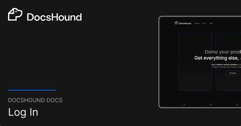 Log In Docshound Docs