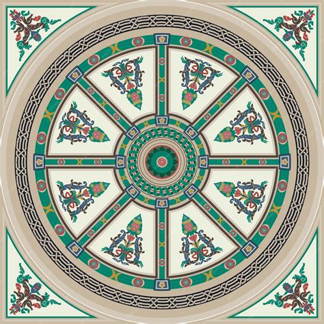 Premium Vector Decorations Inscriptions And A Pattern For Drawing One Of The Domes Of The