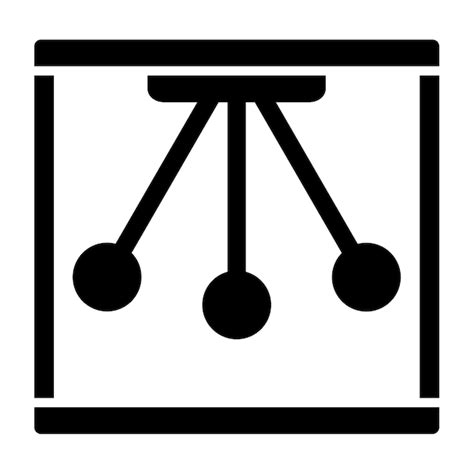 Pendulum Icon Premium Vector