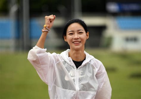 육상선수 얼짱 김민지 최근 근황