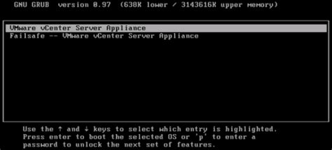 Виртуализация Vmware Vcenter Virtual Appliance 5 5 устаревание пароля Root и заблокированный