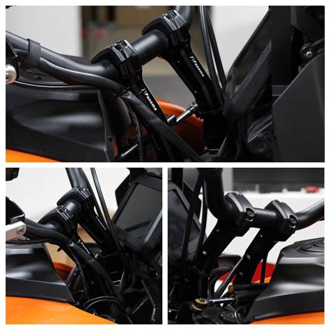 Handlebar Tall Pullback Risers Offset Backward Pull Back Riser For Har