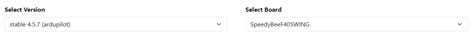 SpeedyBeeF WingMini Custom Firmware Builder Plane ArduPilot Discourse