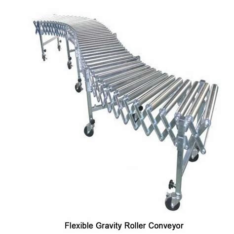 Mild Steel Flexible Gravity Roller Conveyor Roller Diameter 20mm
