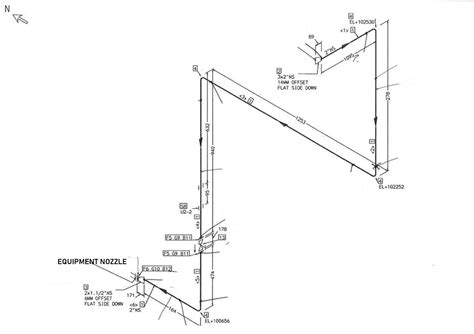 Isometric Pipe Drawing Autocad