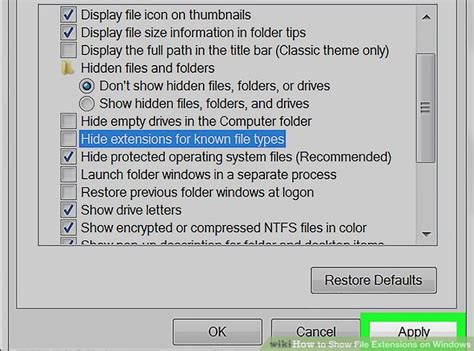 How To Show File Extensions On Windows Steps With Pictures