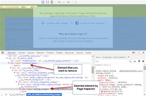 Hide Elements On A Page In Chrome Firefox And Edge Temporarily GHacks Tech News