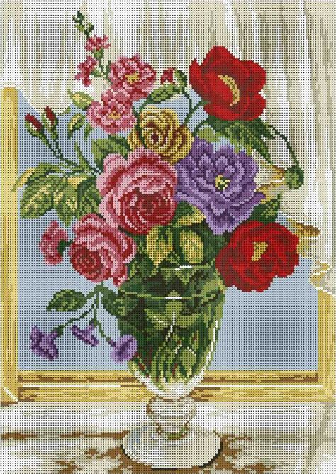 Схема для Вишивки Бісером А3 К 852 Букет Біля Вікна — в Категории Бисерное Рукоделие на Bigl