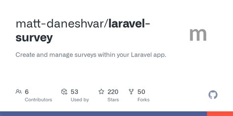 Github Matt Daneshvarlaravel Survey Create And Manage Surveys