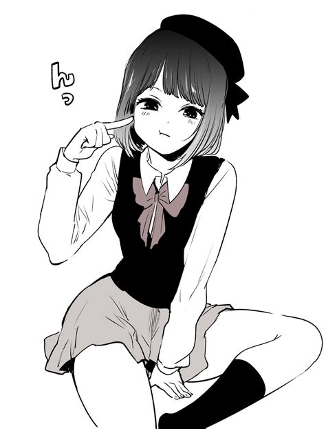 Anime Girl With Beret Hk 416 Girls Frontline Gfl Peeker Sticker