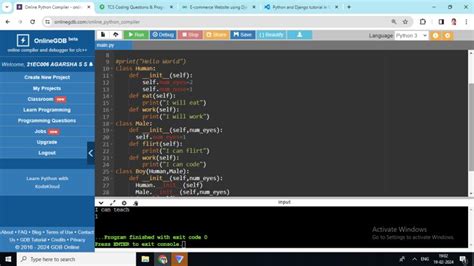 Python Softwaredevelopment Pythonprogramming Oop Agarsha Selvaraj