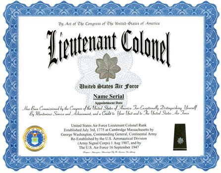 Air Force Promotion Certificate Template Best Professionally Designed
