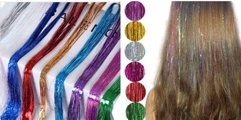 트윙클 반짝이 붙임머리 헤어피스 가발 글리즈 글리터 셀프 똑딱삔 헤어틴셀 2100원 바바쇼이 디비디비