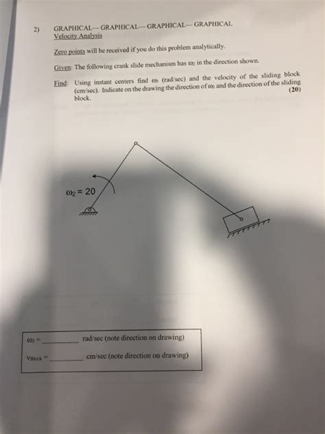 Solved 2 Graphical Graphical Graphical Graphical Velocity