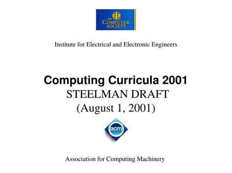 Ppt Computing Curricula Teaching Theory Of Science To Computer