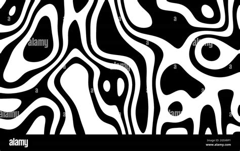 Abstract Flowing Smooth Fractal Waves Background Liquid Fluid