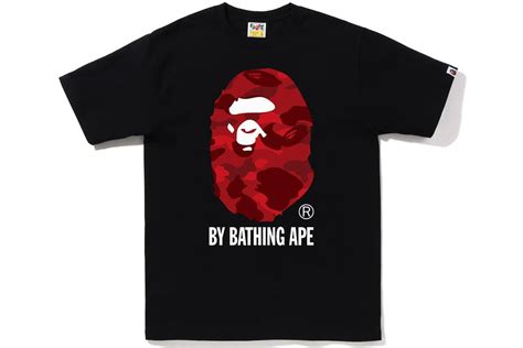 Bape Color Camo By Bathing Ape Tee Fw22 Black Red Mens Fw22 Us