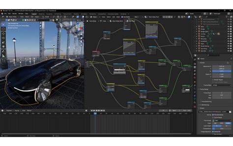 Kelas Online Build And Animate Realistic Car With Blender BuildWithAngga