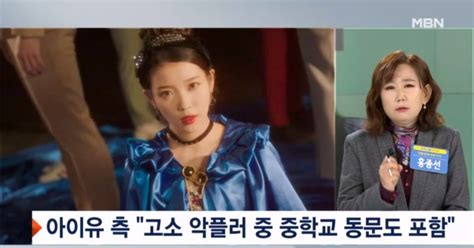 아이유 악플러 강경 대응…잡고 보니 중학교 동문 [프레스룸 Live]