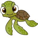 Finding Nemo Squirt Cursor Custom Cursor Browser Extension