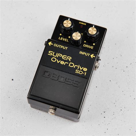 Boss Sd 1 Super Overdrive 40th Anniversary Second Hand Replay Guitars