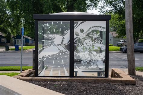 New Art Installations On Bus Shelters Feature Work By Local Indigenous