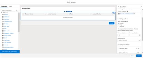 Create Datatable In Lightning Flow Salesforce Techdicer
