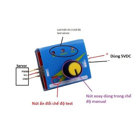 Servo Motor Test Circuit ESC Servo Test Module Mode Model Aircraft