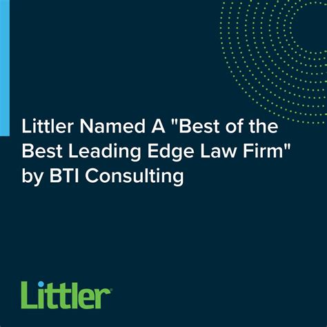 Kimberly Shappley on LinkedIn: BTI Leading Edge Law Firms - The BTI Consulting Group