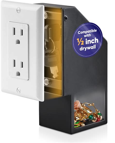 Buy Elder Welder® Hidden Wall Safe Outlet With Key Lock Electric