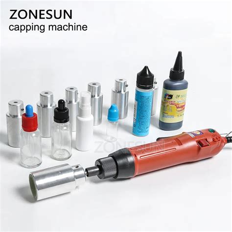 Zonesun Portable Electric Bottle Capping Machine From Zonesunplus