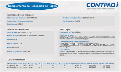 Complemento De Pagos ~ Factur E Laguna