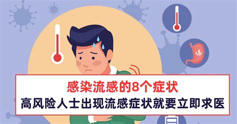 感染流感的8个症状