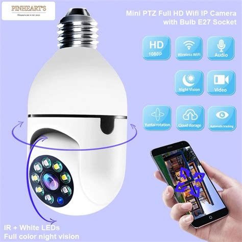 Jual Cctv Ip Camera 1mp 1080p E27 Wireless Dual Light Ir Sensor Cctv